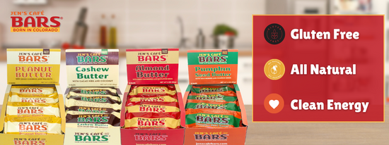 Jen's Cafe Bars | Organic, Gluten Free Bars